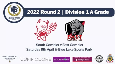 Dartfish.tv - 2022 Round 2 South Gambier v East Gambier Full Match
